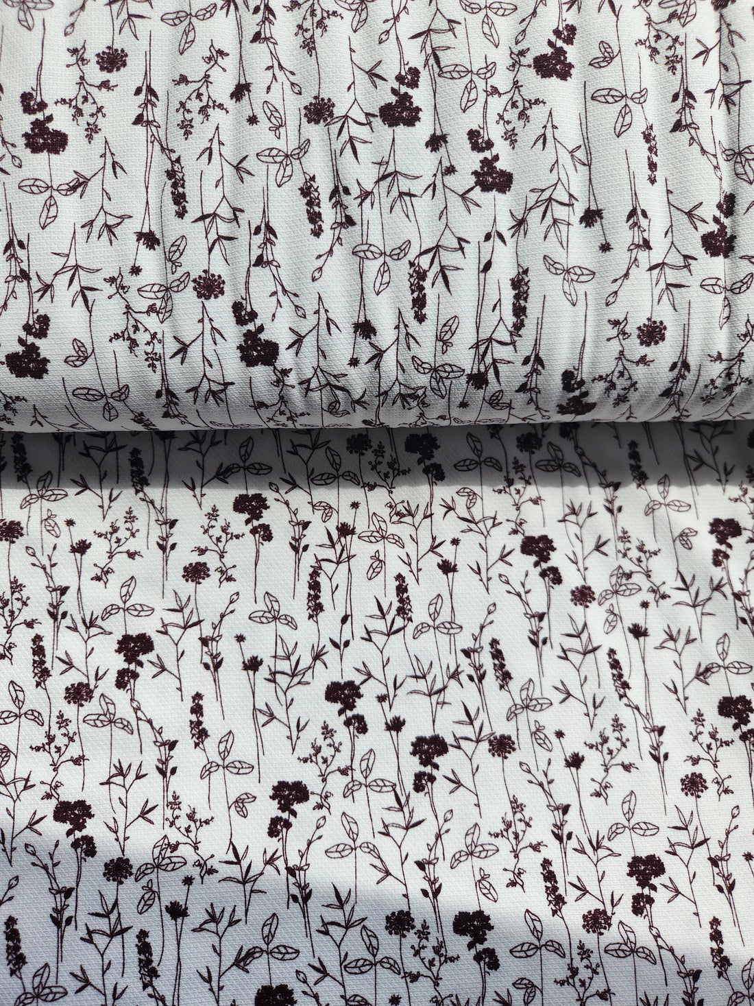 Wildflower Sprigs Honeybee Knit – The Fabric Collective