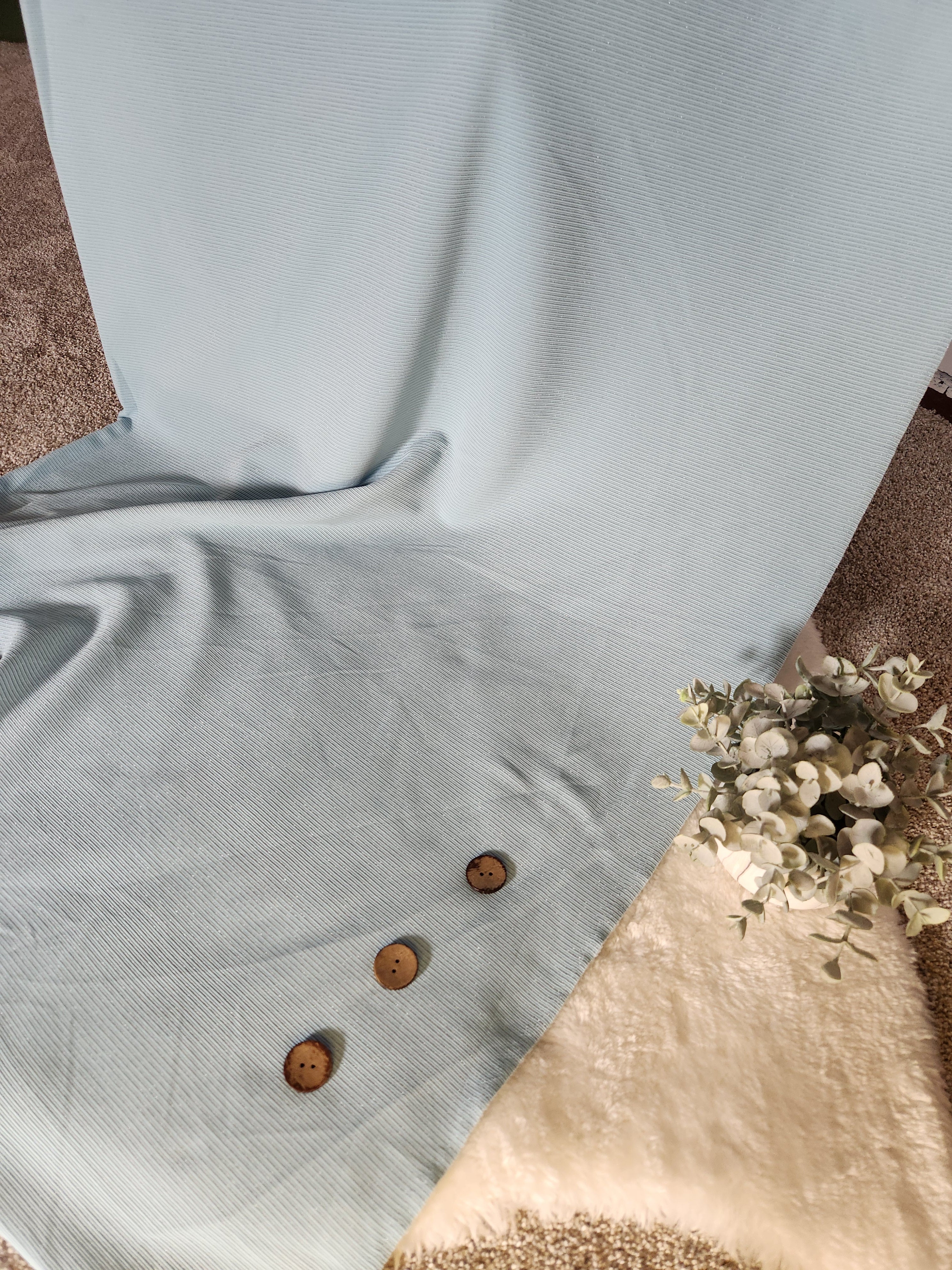 Pale Blue Sparkle Knit – The Fabric Collective